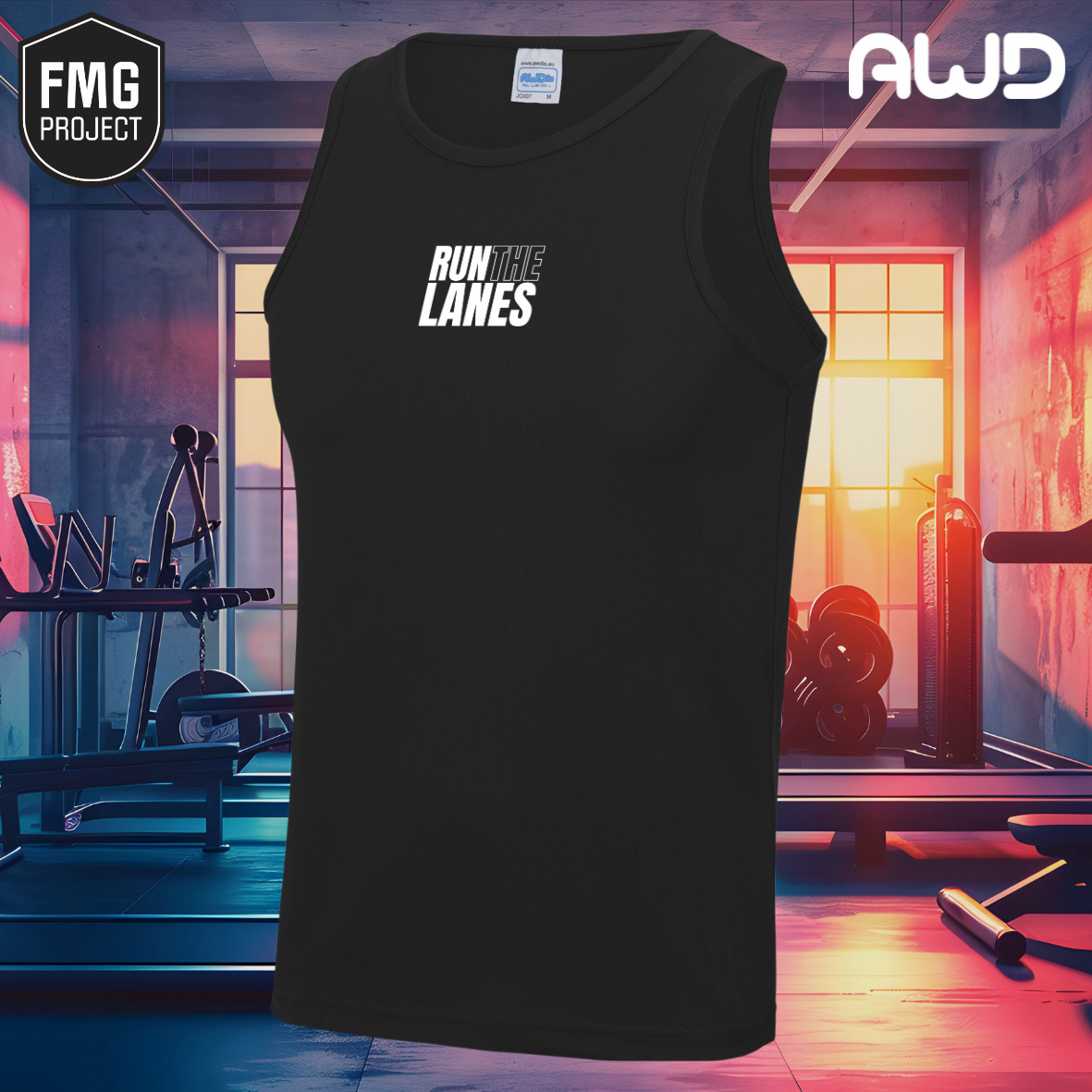 AWD Cool Vest (JC007) Black - Pinnacle UK