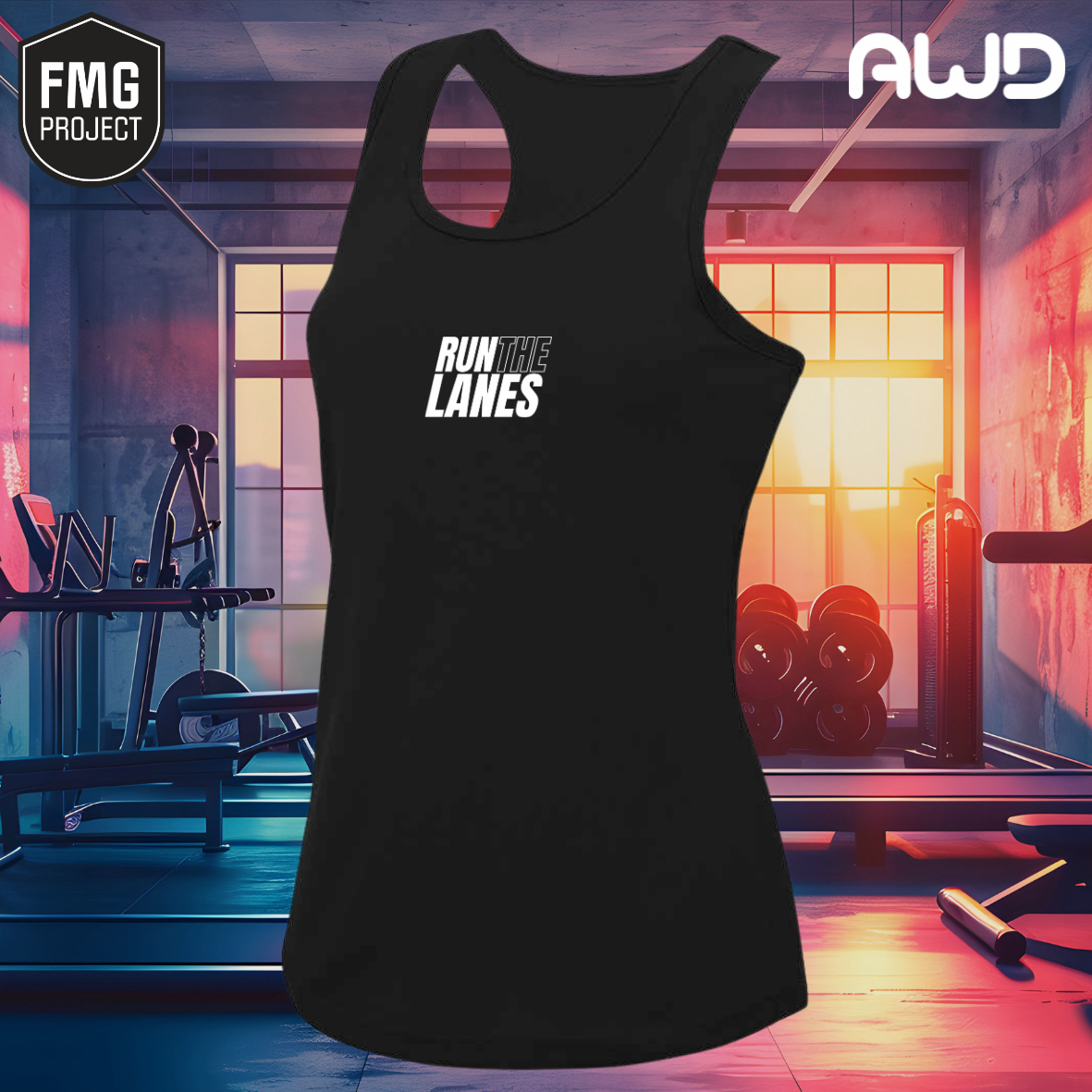 AWD Ladies Cool Vest (JC015) Black - Pinnacle UK