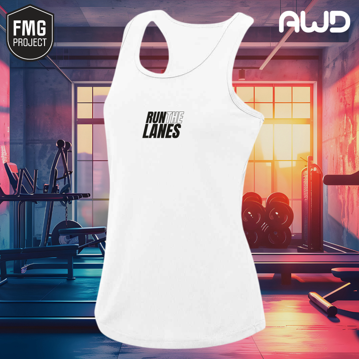 AWD Ladies Cool Vest (JC015) White - Pinnacle UK