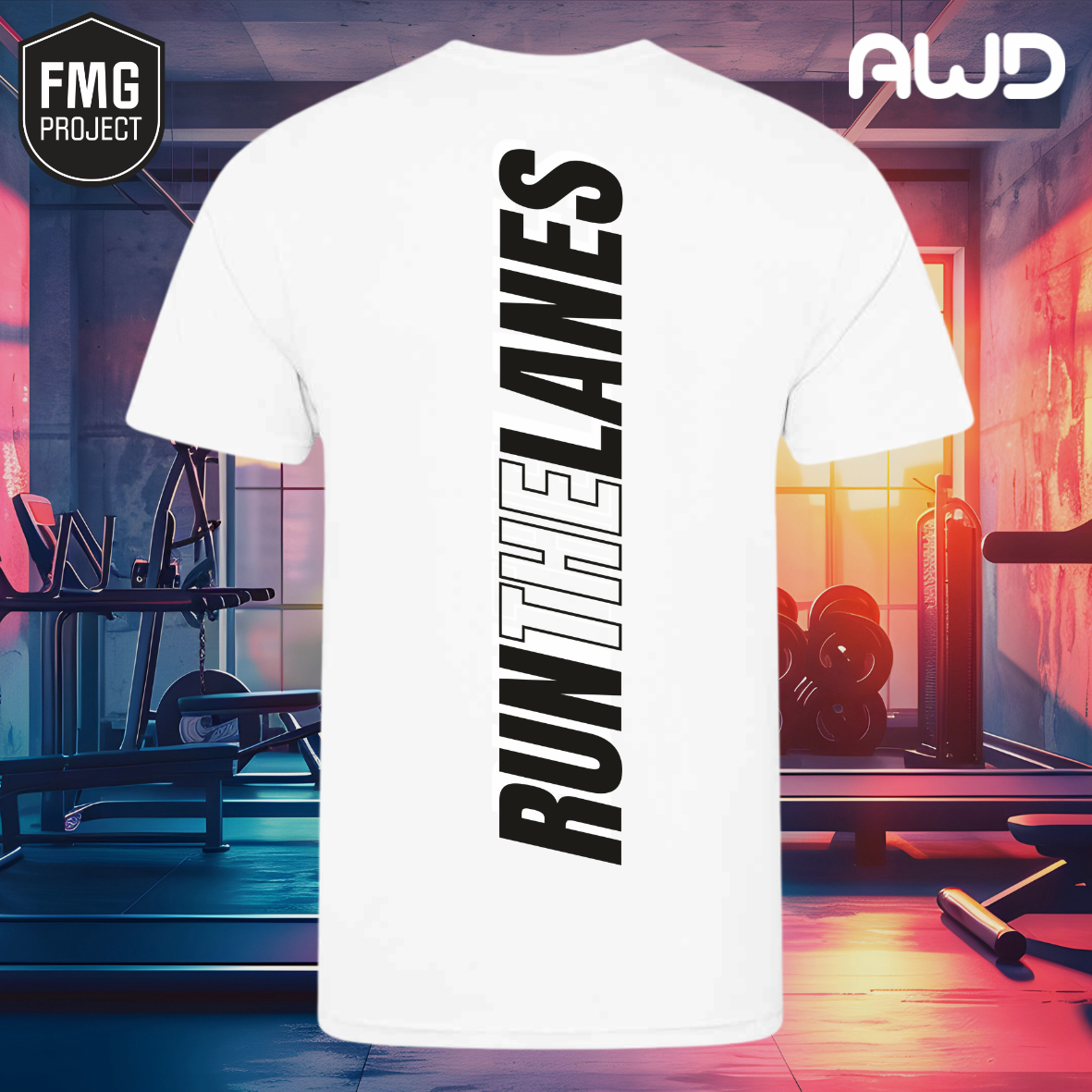 AWD Cool T-Shirt (JC001) White - Pinnacle UK